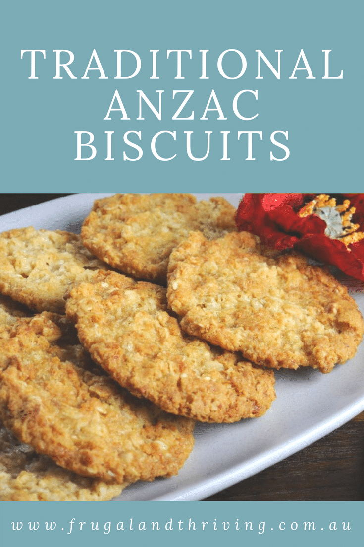 Traditional ANZAC Biscuits Recipe (Australian Oat Cookies)