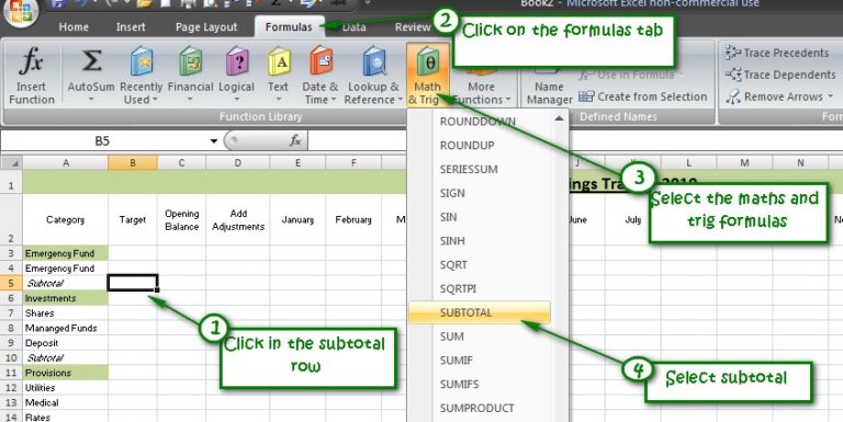 How to Track Your Savings with Spreadsheets - An Excel Tutorial