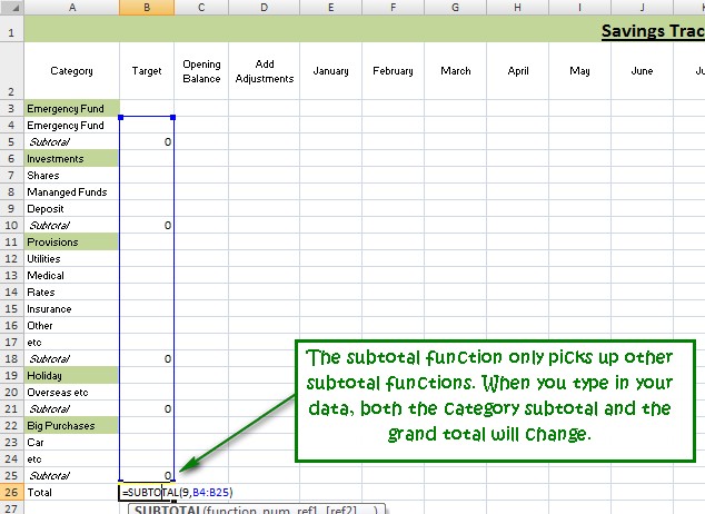 How To Track Your Savings With Spreadsheets An Excel Tutorial How To Track Your Savings With Spreadsheets An Excel Tutorial