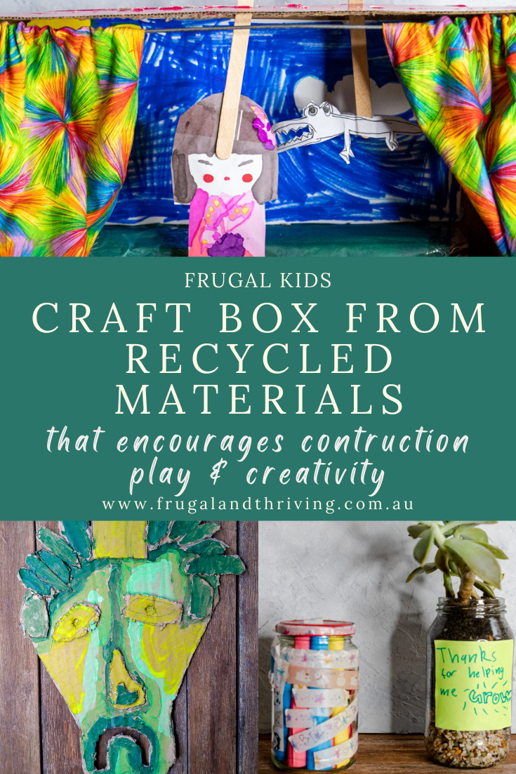Encourage Creativity with a DIY Kid's Craft Box from Recycled Materials