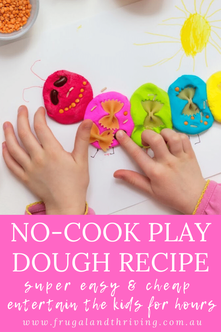 Easy Homemade No-Cook Playdough Recipe From Pantry Ingredients