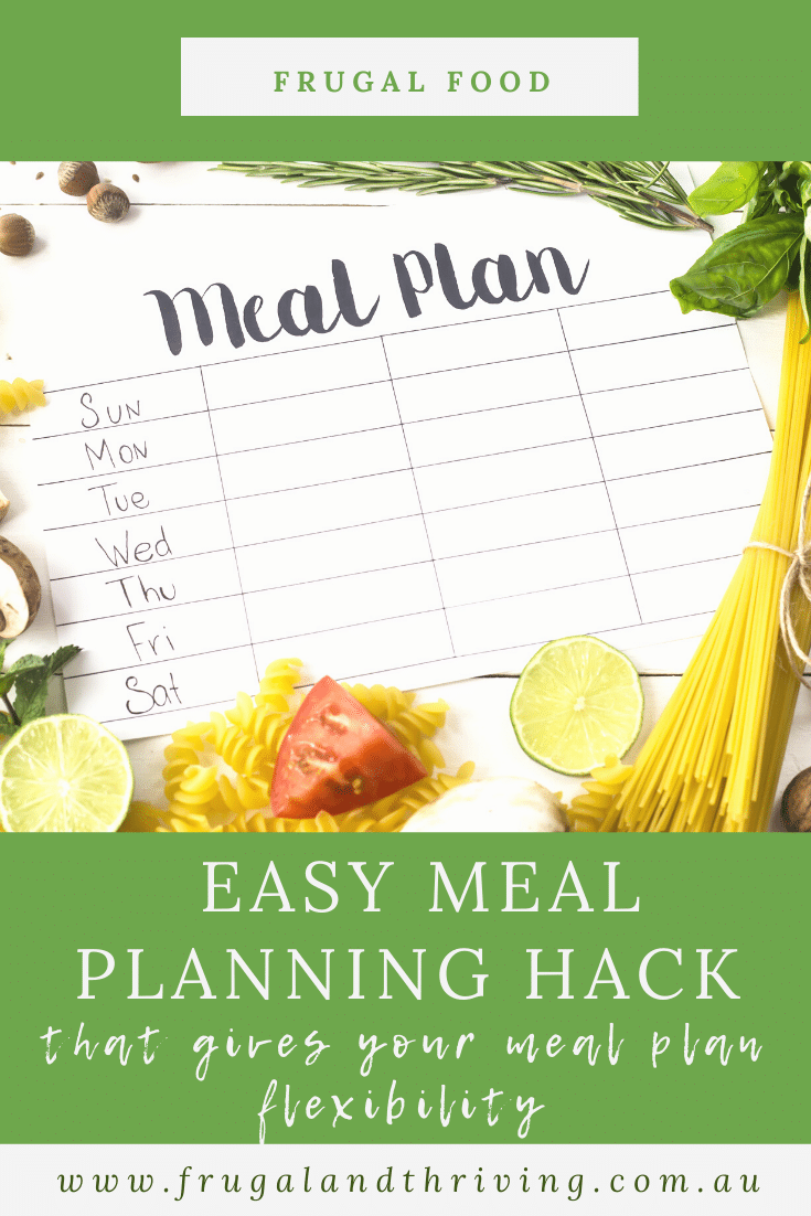 Easy Meal Planning Hack Using a Rotating Meal Plan