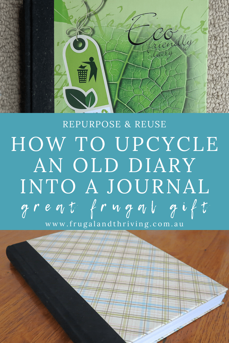 How to Upcycle and Old Diary into a Blank Journal