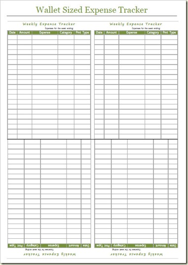 Free Printable Expense Tracker Take Control Of Your Spending