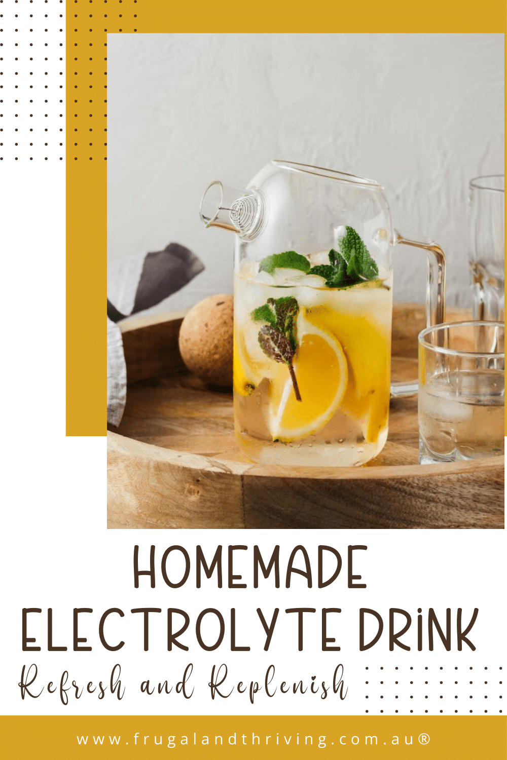 Replenish with this Homemade Electrolyte Drink