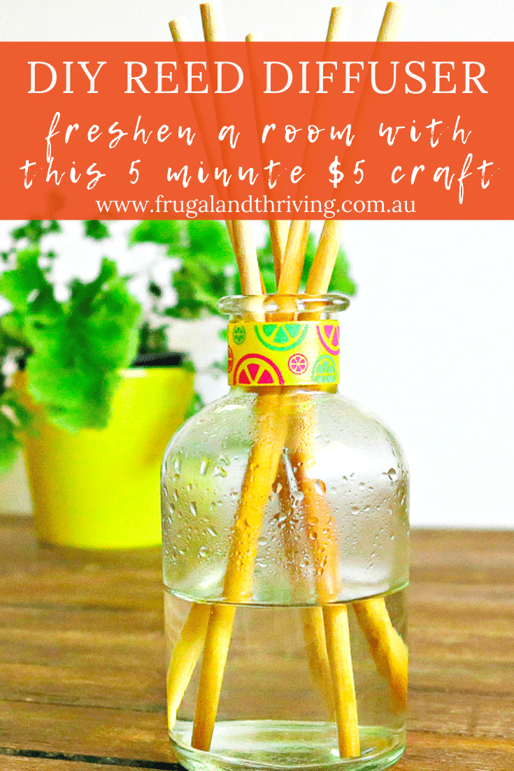 DIY Reed Diffuser For Less Than $5 And In Less Than 5 Mins