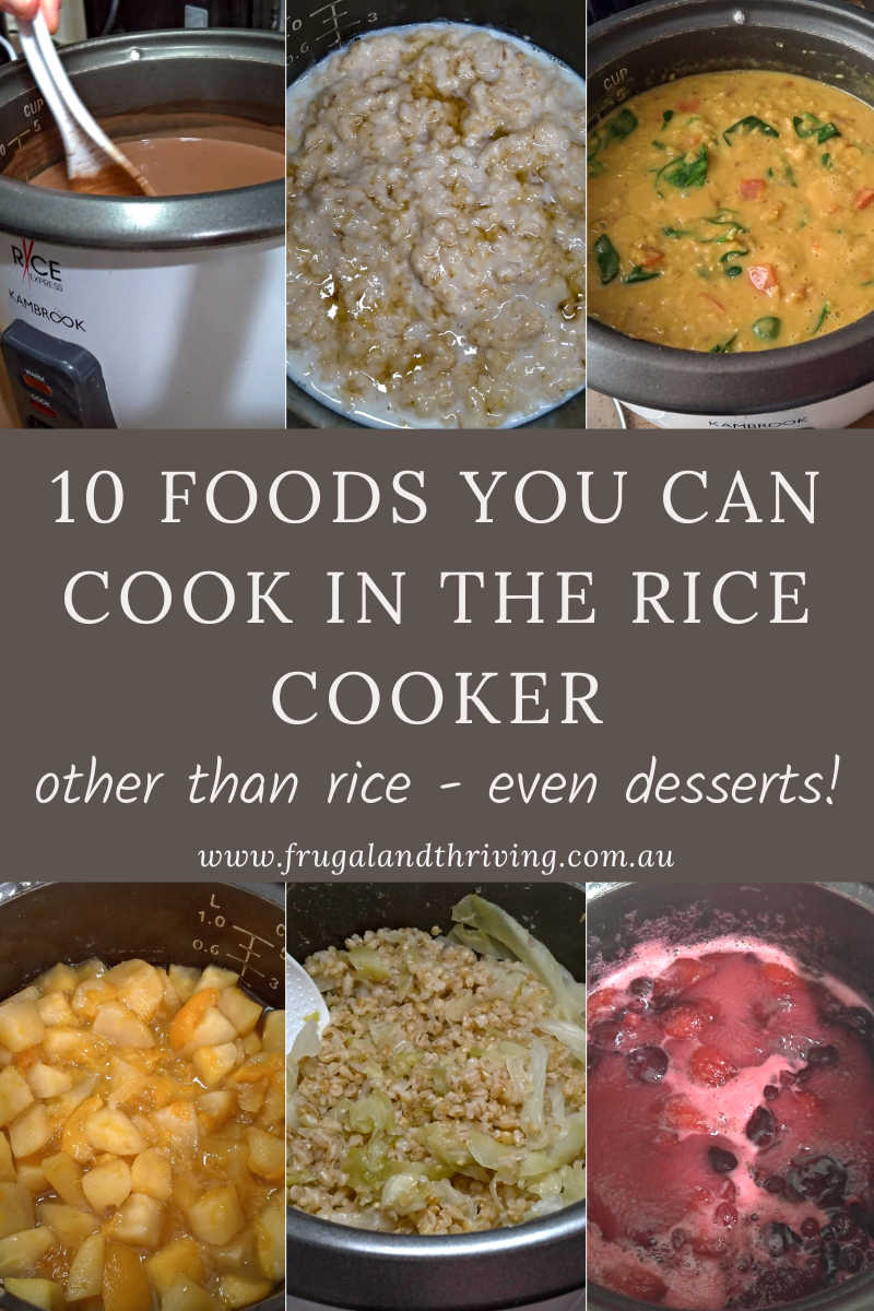 10 Things You Can Make in the Rice Cooker Other Than Rice