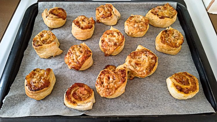 Super Easy Puff Pastry Pizza Scrolls Everyone Will Love