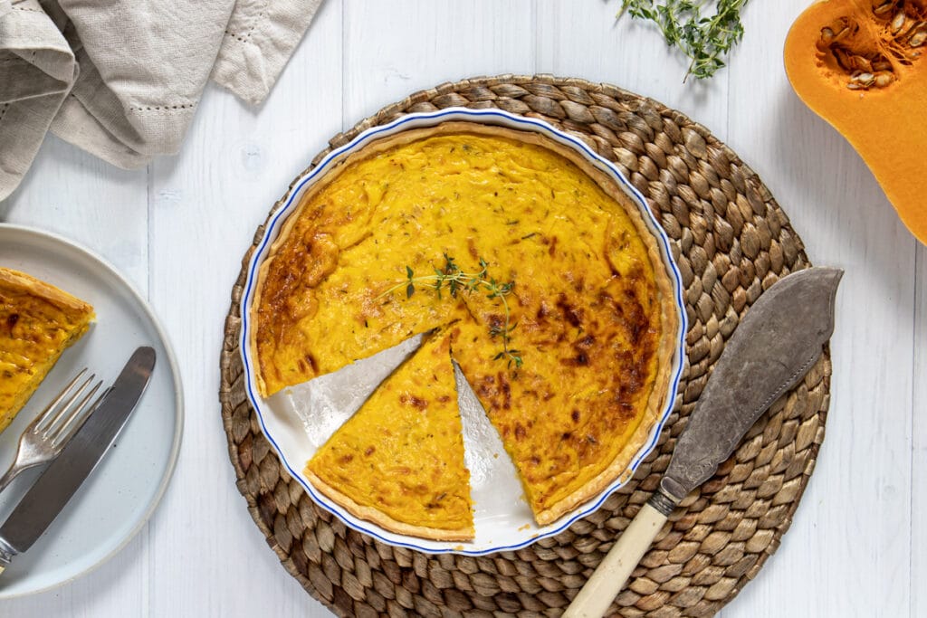 Savoury Pumpkin Pie - Use up Leftover Mashed Pumpkin