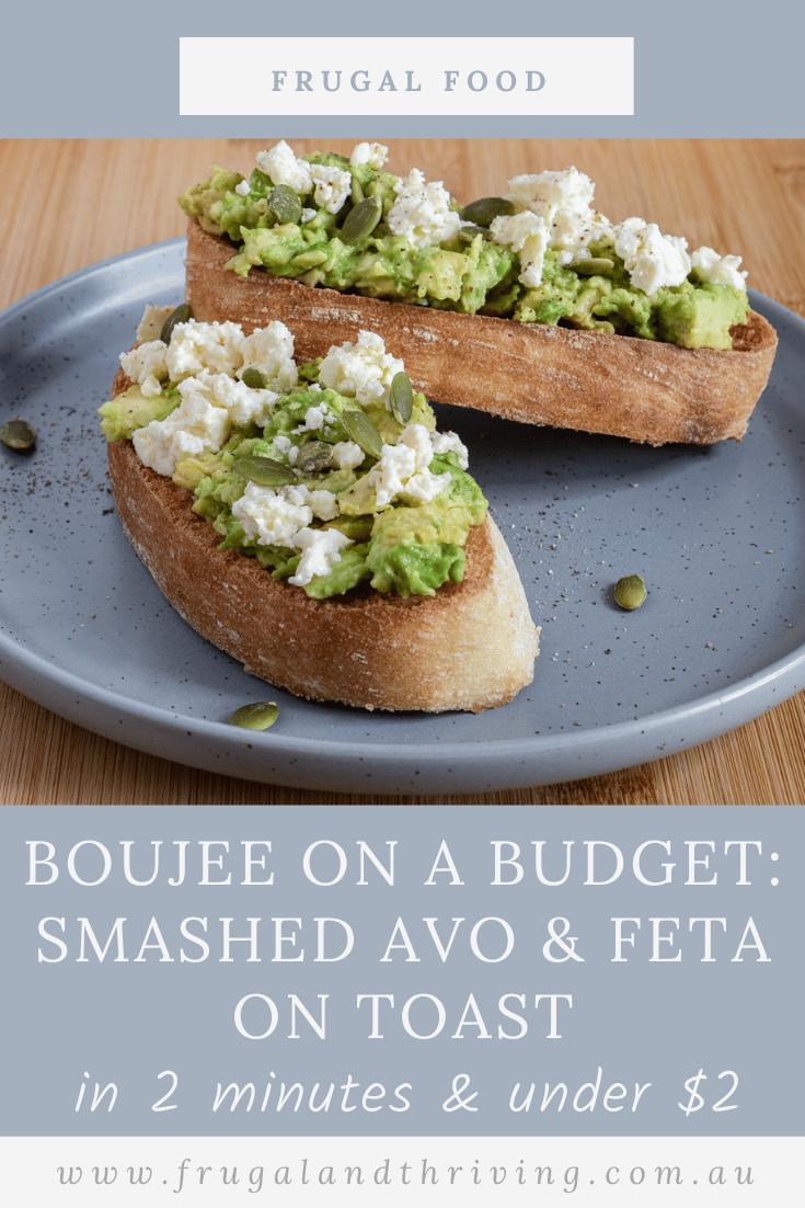 Boujee on a Budget: Smashed Avo & Feta in 2 Minutes & Under $3
