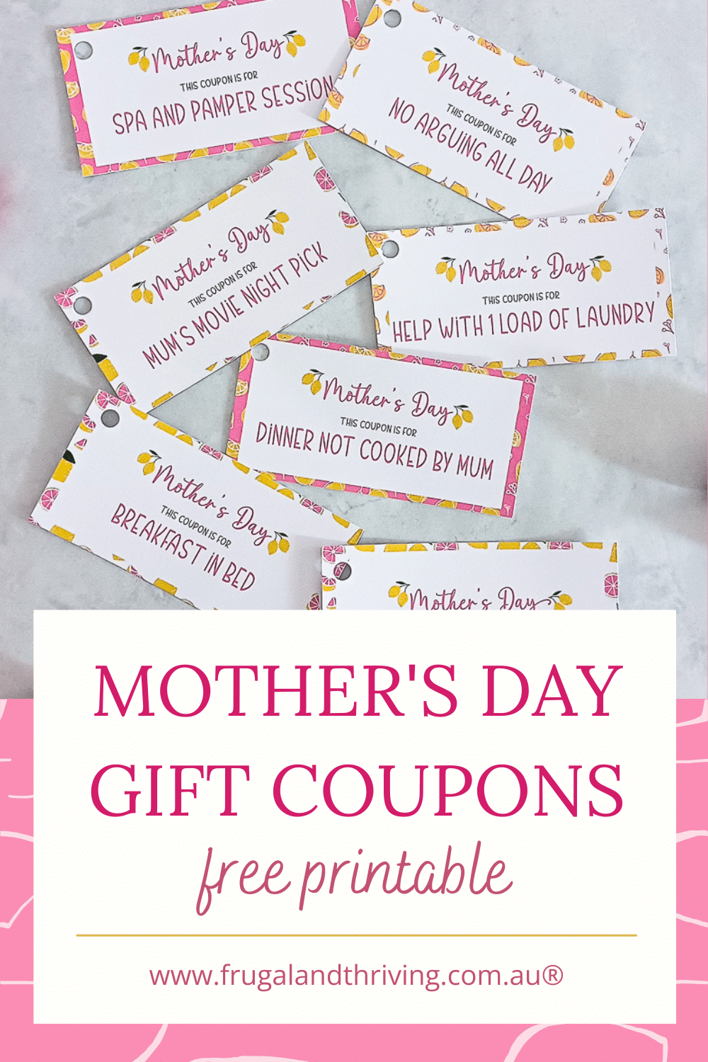 Make Mum Feel Special with Mother's Day Coupons (Free Printable)